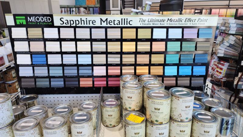 Elevate Your Interiors with Meoded Sapphire Metallic Paints – Helm ...